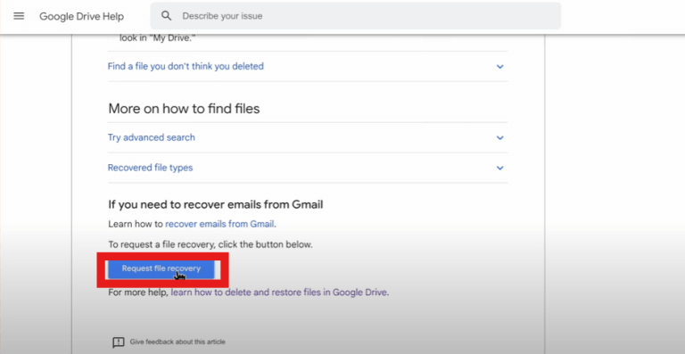 How to Restore Deleted Files from Google Drive?