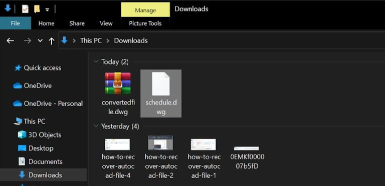 How to Recover Unsaved AutoCAD Files? [2025 Guide] - TinyFrom