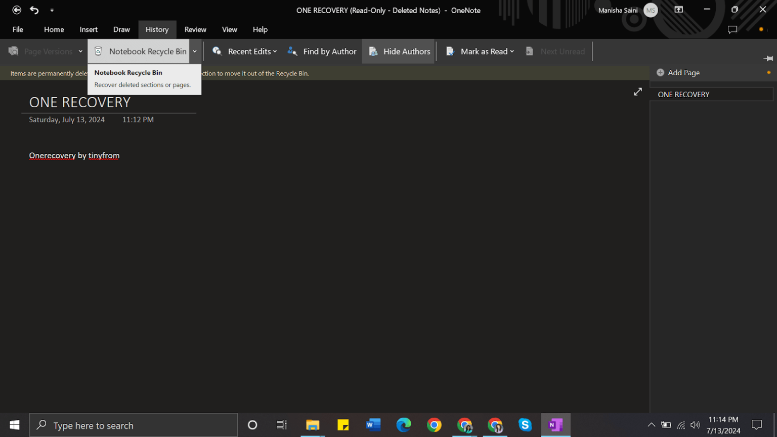 3 Solutions to Recover OneNote in Windows [Full Guide]