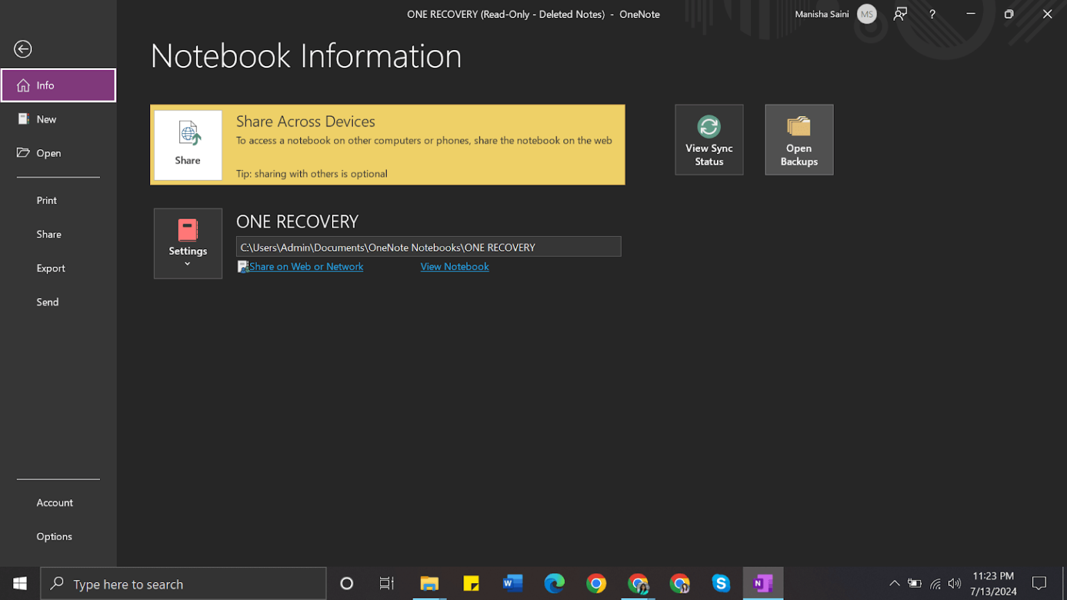 3 Solutions to Recover OneNote in Windows [Full Guide]