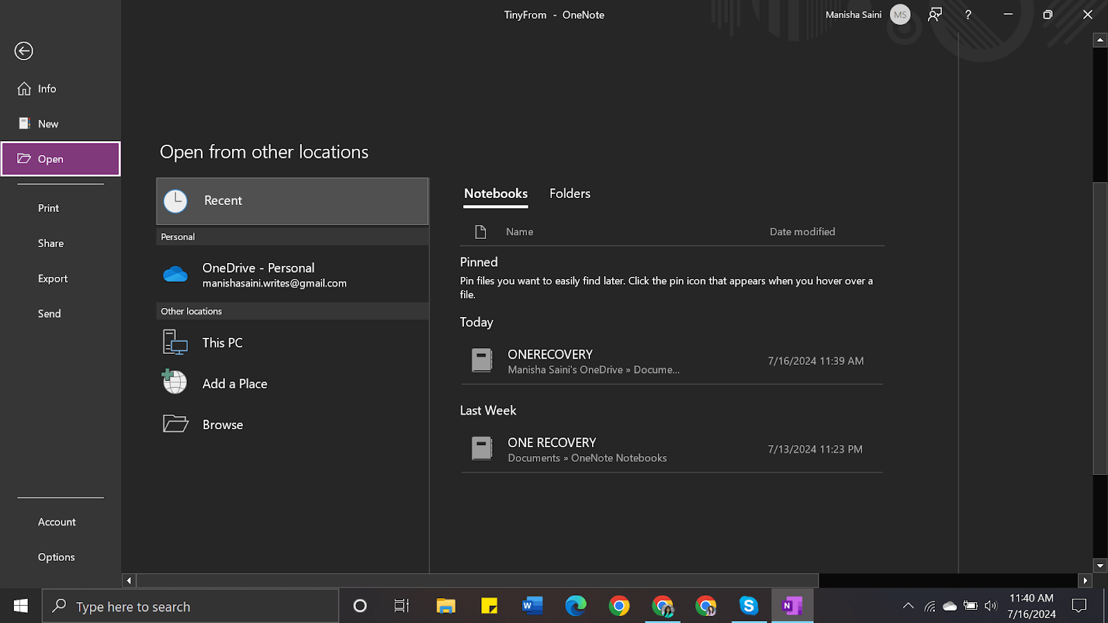 3 Solutions to Recover OneNote in Windows [Full Guide]